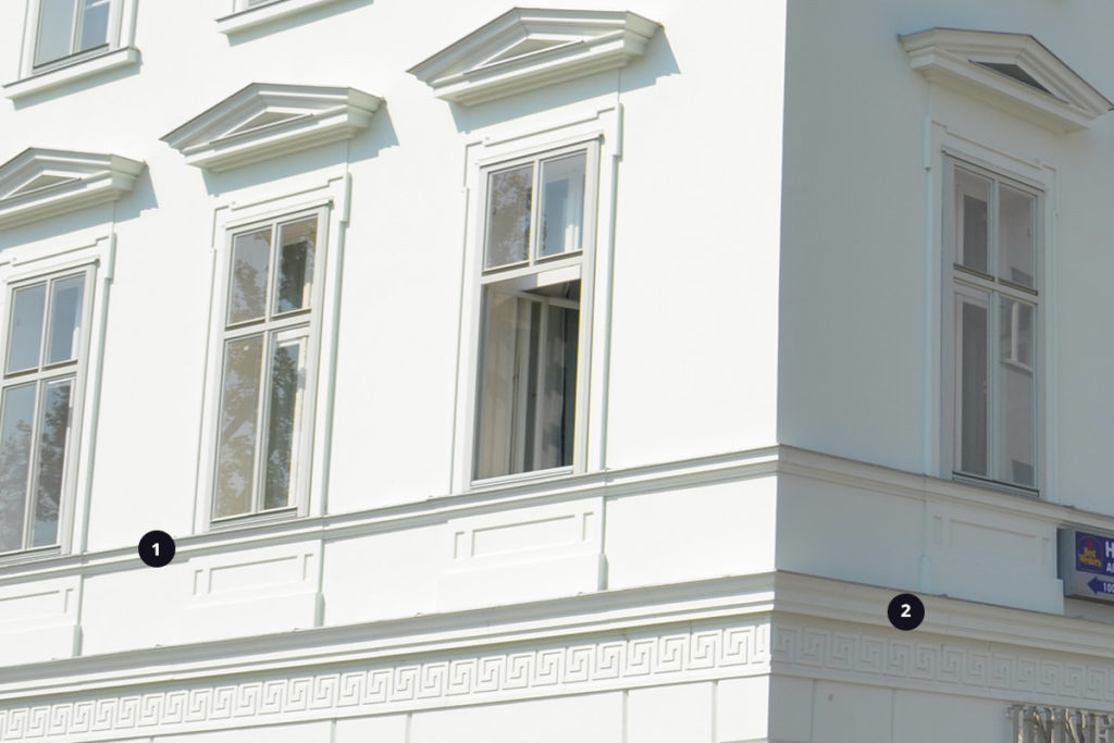 Cornices | Facade design - LB Fassadenelemente GmbH