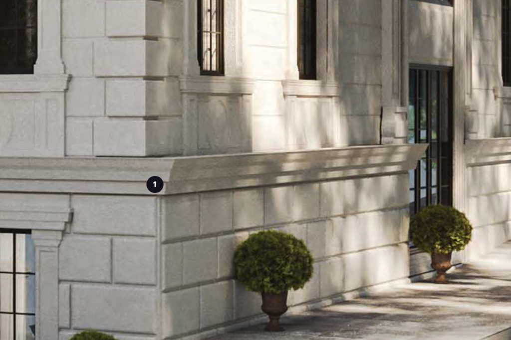 Cornices | Facade design - LB Fassadenelemente GmbH
